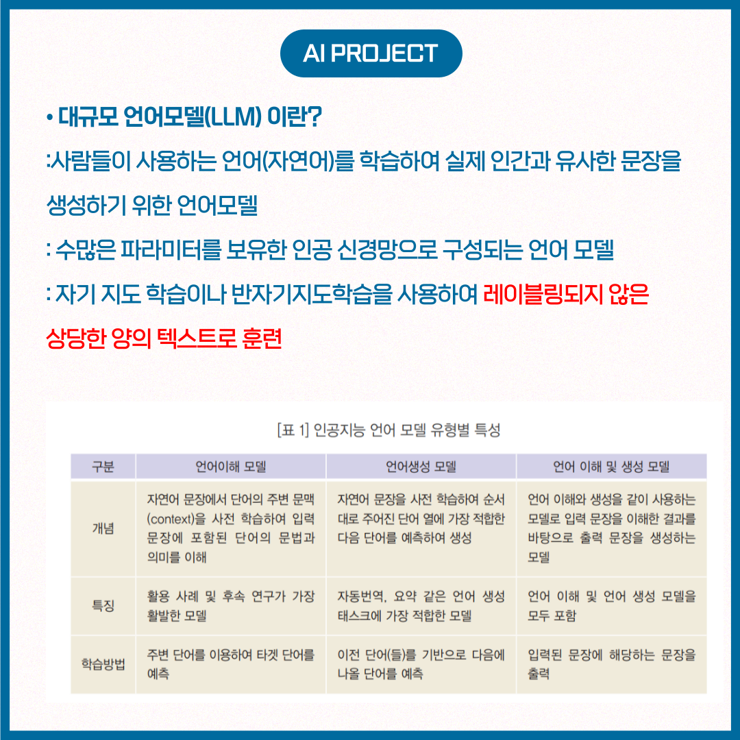 대규모 언어모델llm과 자연어처리 활용 개발사례