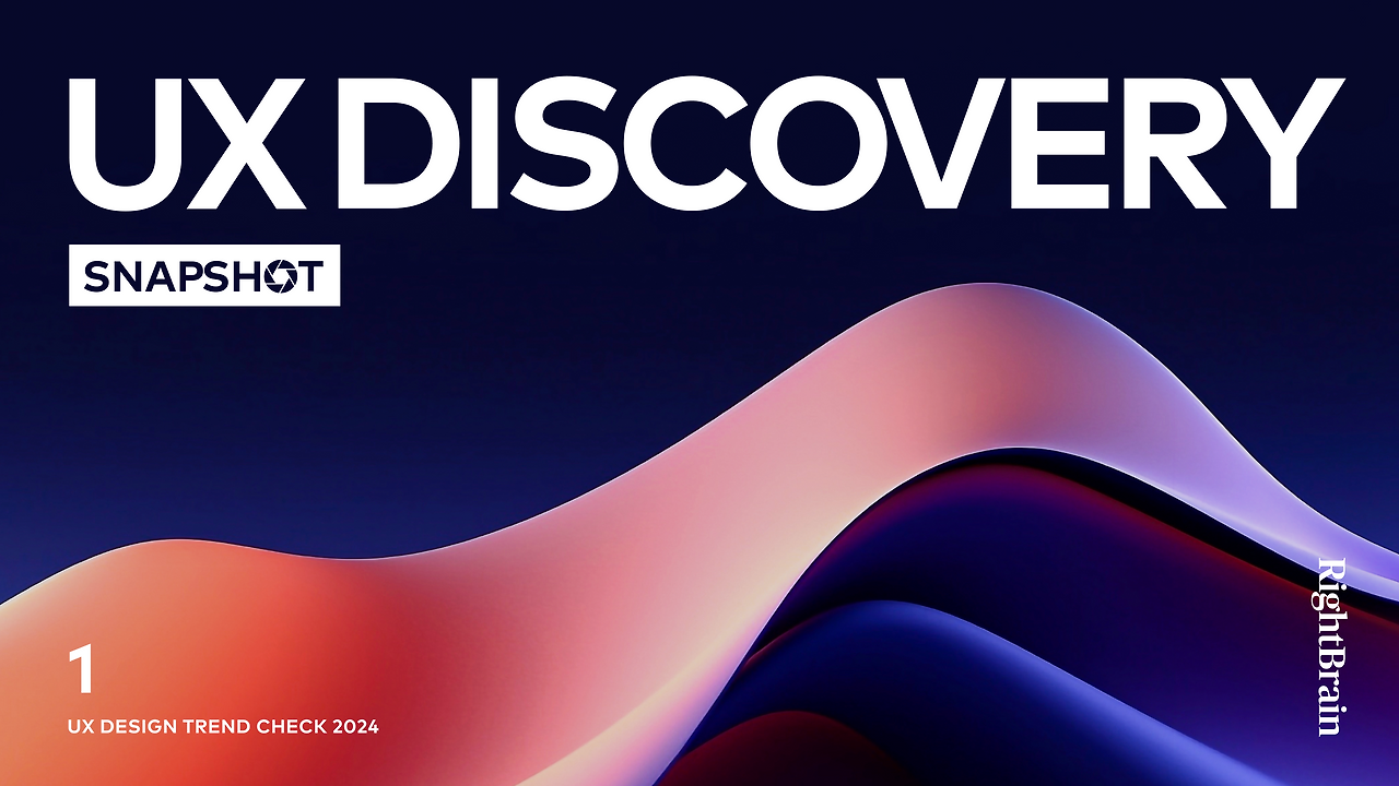 01화 UX Discovery SNAPSHOT