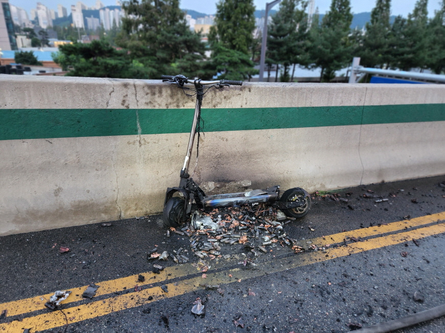 전동 킥보드 화재 사례
