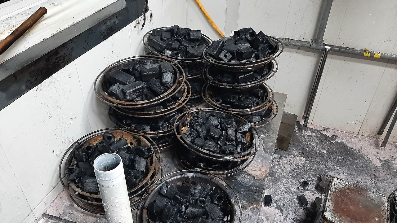 숯불 취급 부주의 화재 사례