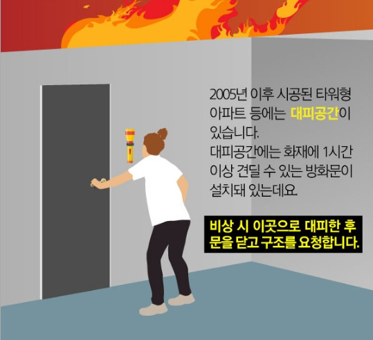 아파트 내 피난시설 알아보기