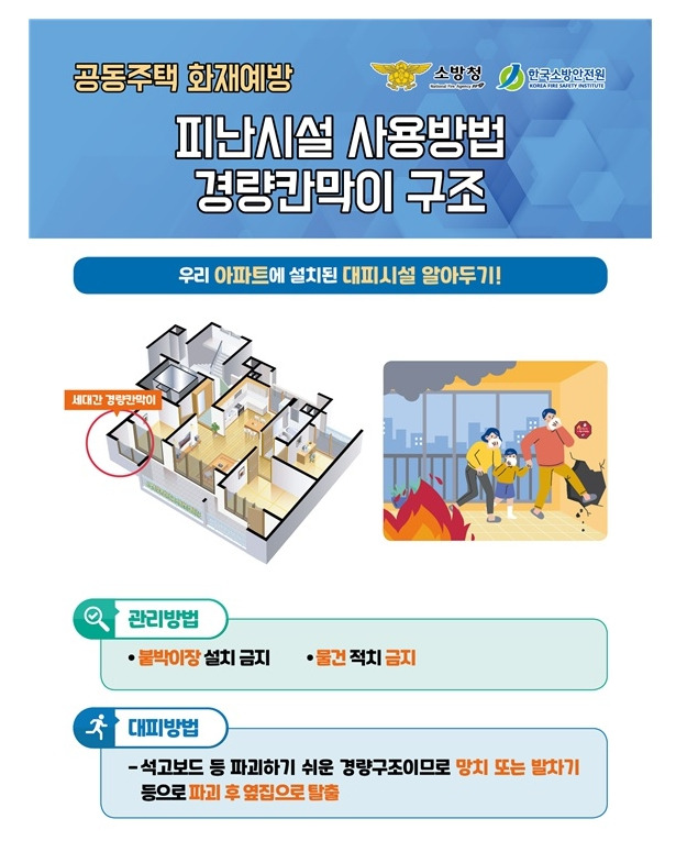 아파트 내 피난시설 알아보기