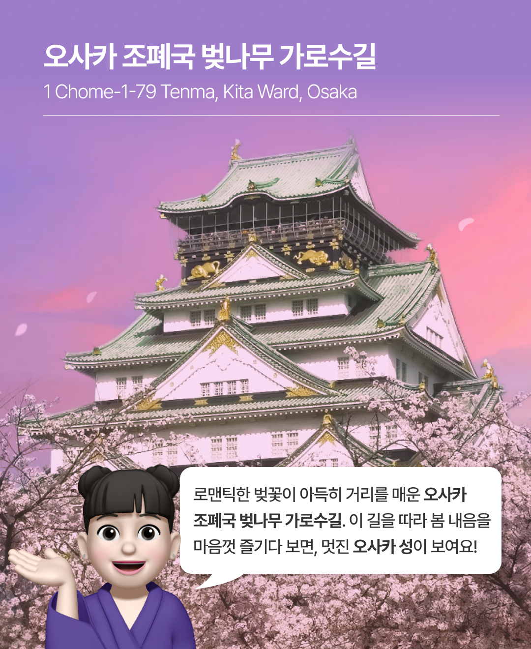 일본 전국 벚꽃 개화시기 및 축제 모음