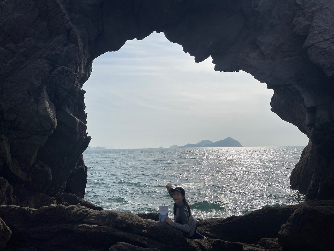 군산 방축도독립문 바위