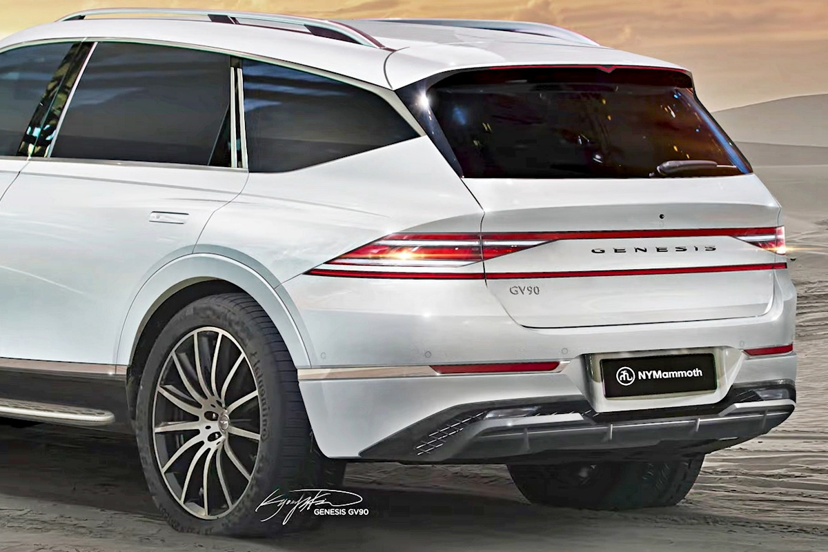 제네시스 대형 전기 SUV GV90 본격 테스트 돌입?
