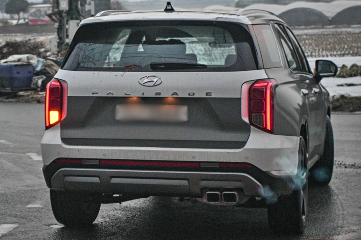 팰리세이드 블랙 에디션 실차 포착 포스 장난 아니네