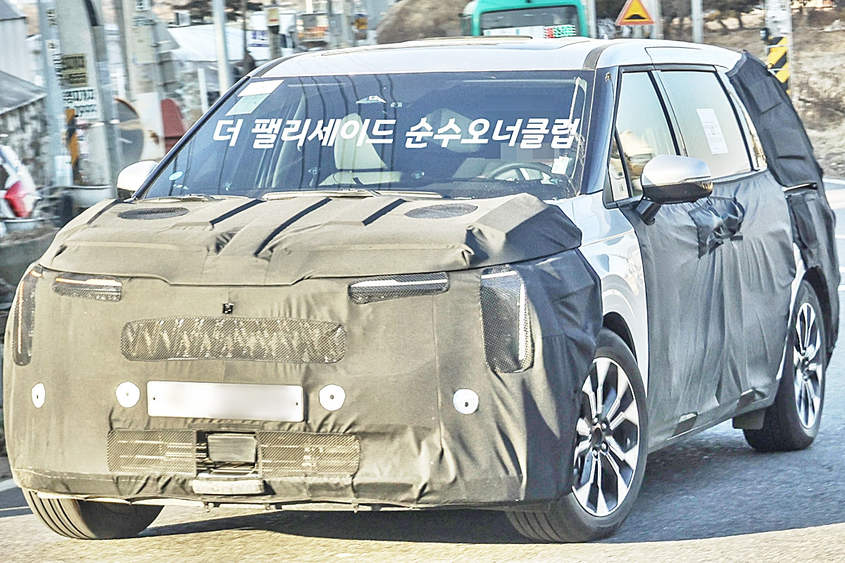 25t 안 나와요 카니발 페이스리프트 위장막 포착
