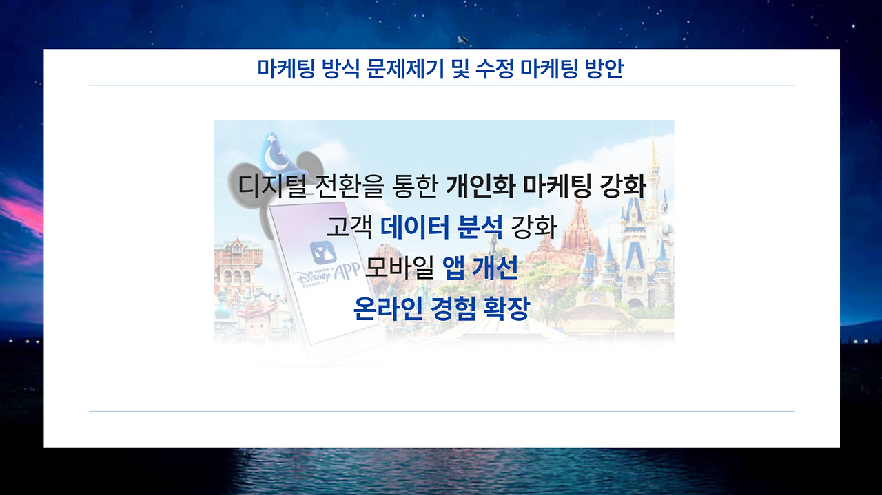 디즈니랜드 마케팅