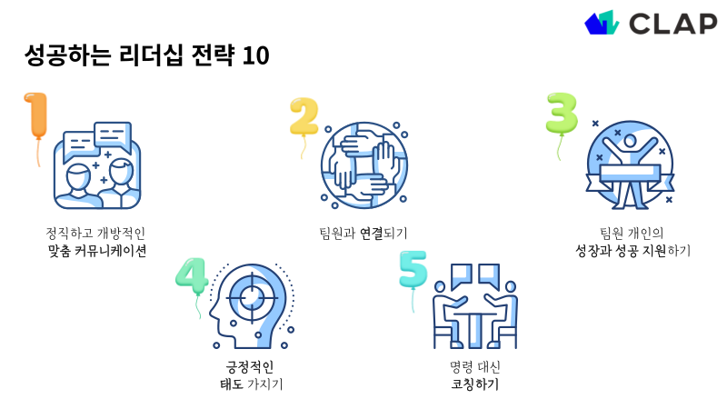 팀을 성공으로 이끄는 리더십 전략 10