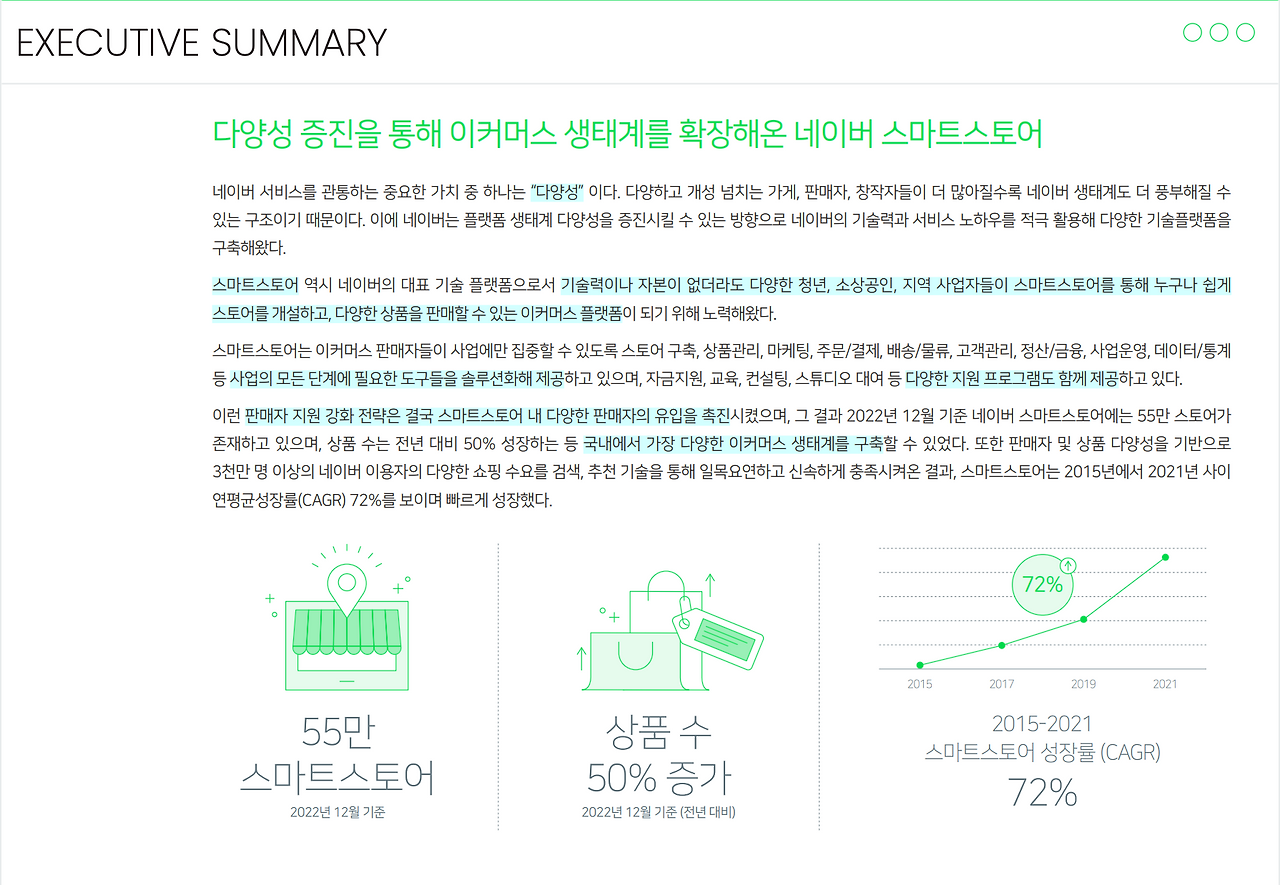 서비스 분석 왜 판매자는 스마트스토어를 선택할까