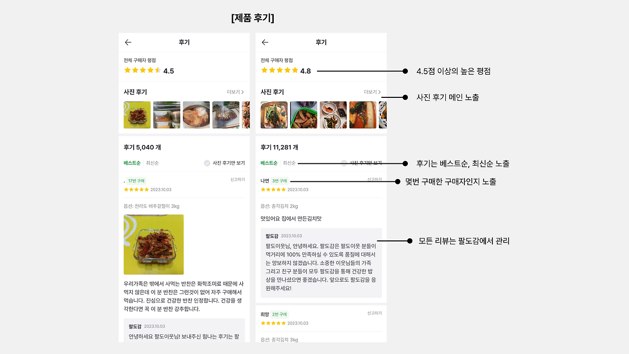팔도감 서비스 분석
