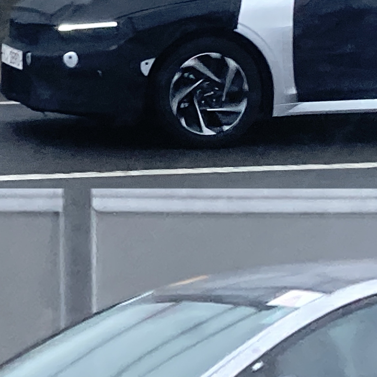 "솔라루프 부활?" K5 F/L HEV 추정 스파이샷