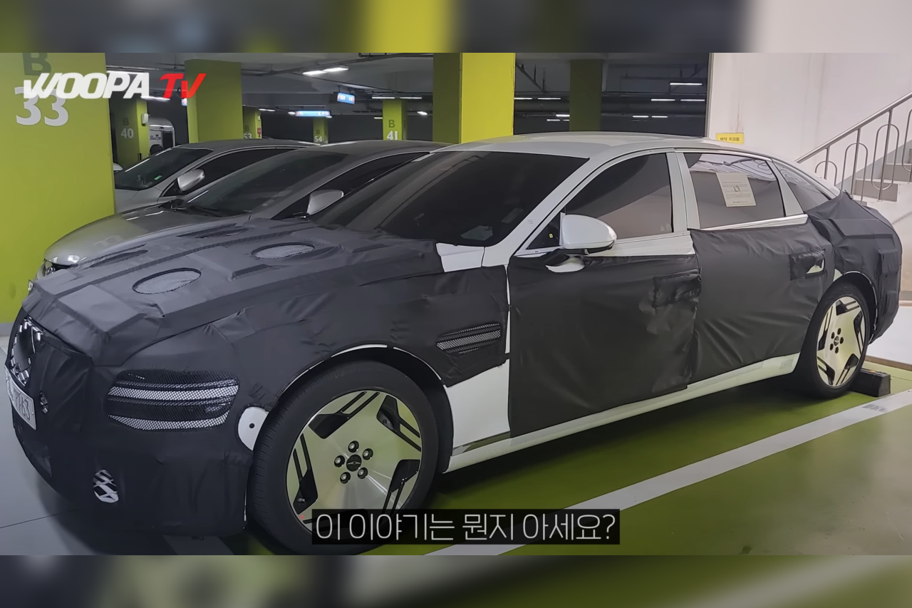 "G90잡는다" G80리무진 최초 공개, 얼마나 길까?