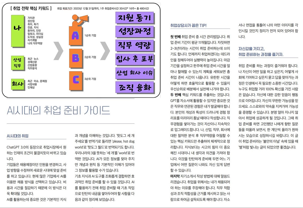Ai 시대의 취업 준비 가이드