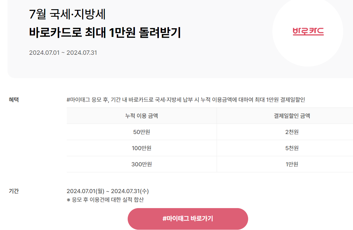 재산세는 신용카드로 내도 수수료 안 붙어요 할부도