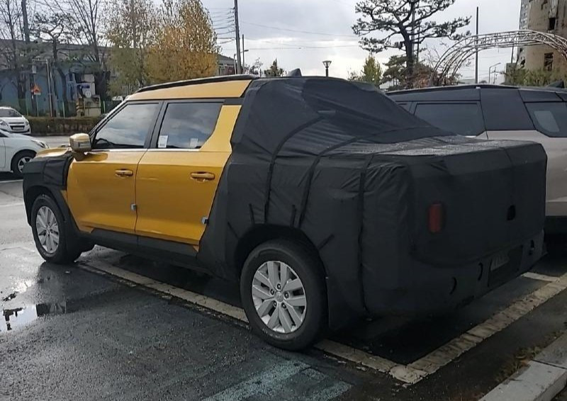 KGM, 전기 픽업 '무쏘EV5' 인증. 주행거리는?