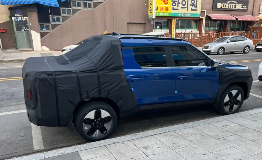 Kgm 신형 픽업트럭 무쏘 Ev5 테스트카 포착