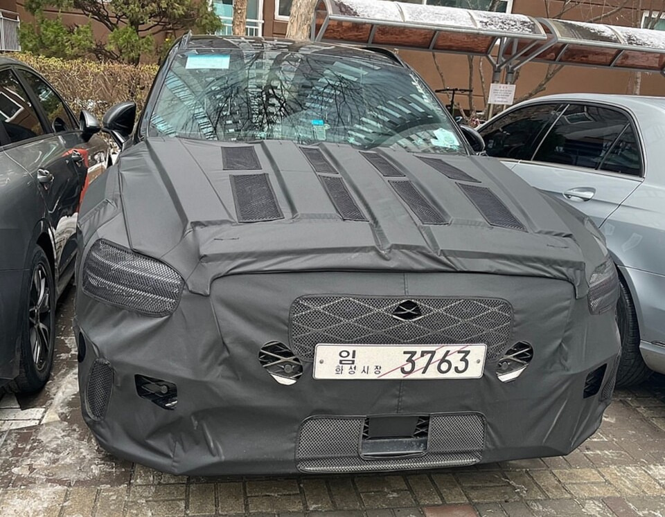 새롭게 포착된 신형 Gv70 실내 이렇게 나오나