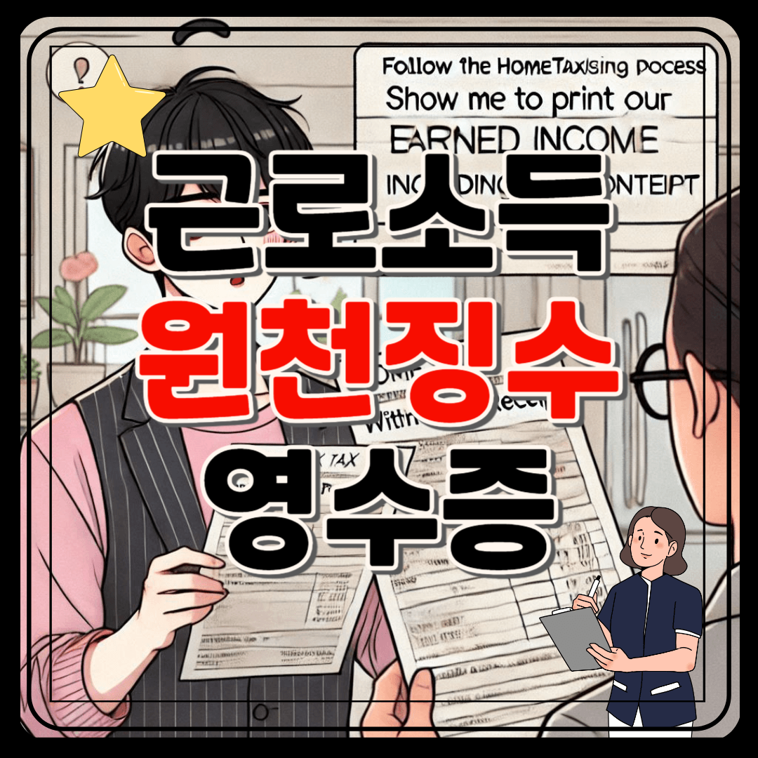 근로소득 원천징수영수증 쉽게 발급받기
