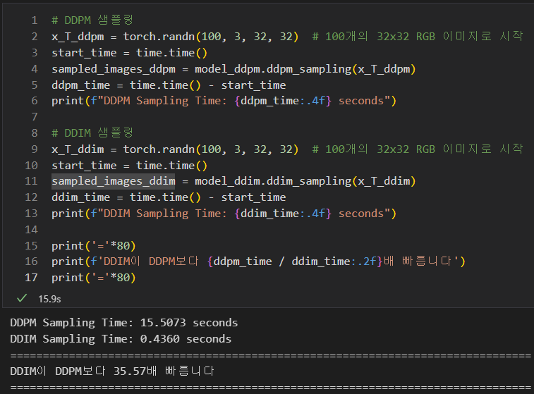 Diffusion Sampler (DDPM&DDIM)