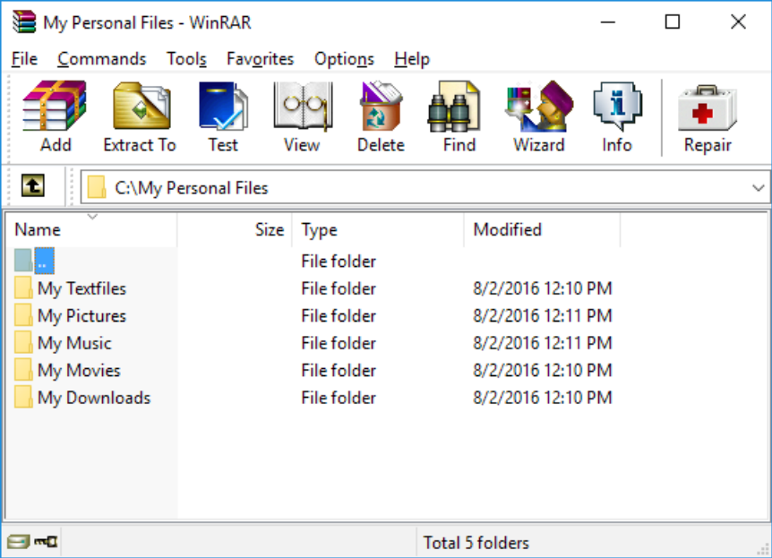 WinRAR 무료 다운로드 사용법