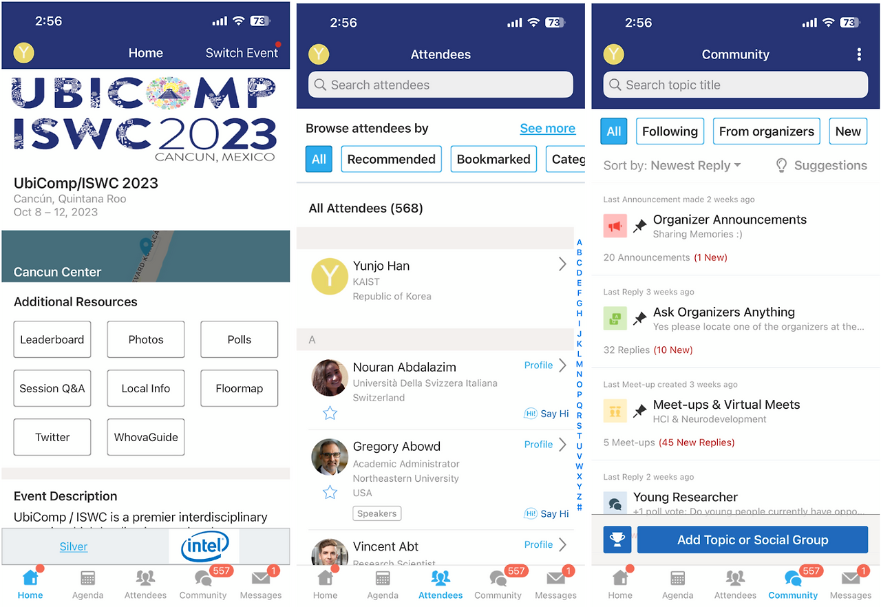 Ubicomp/ISWC 2023: 발견과 연결의 여정
