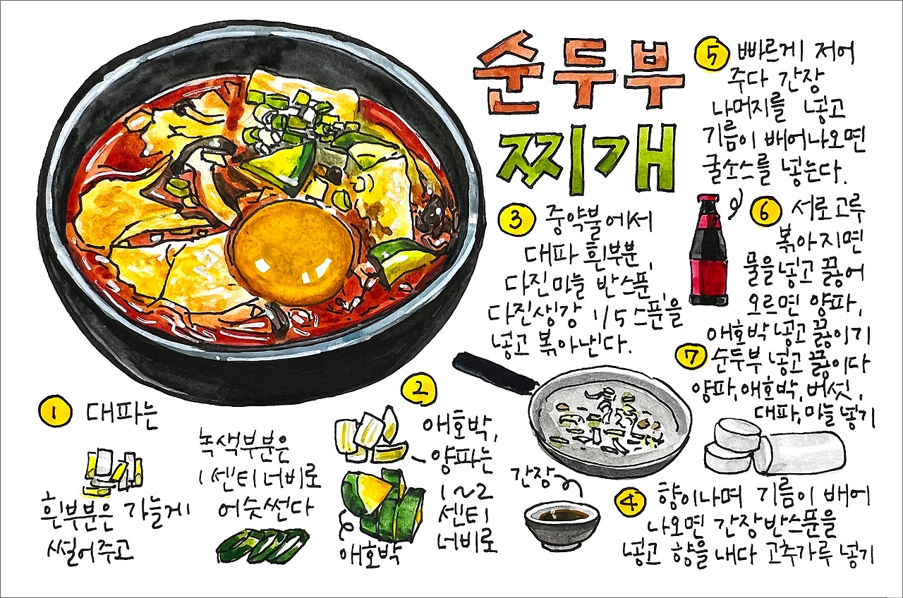 레시피 091 순두부 찌개