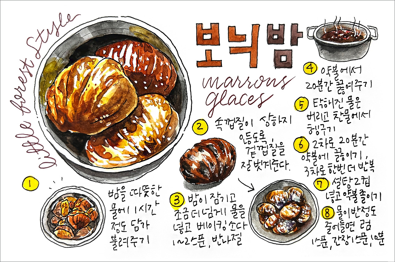 레시피 058 보늬밤