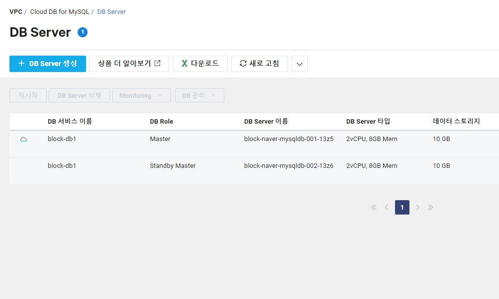 NCP 3탄-Cloud DB MySQL-10/12
