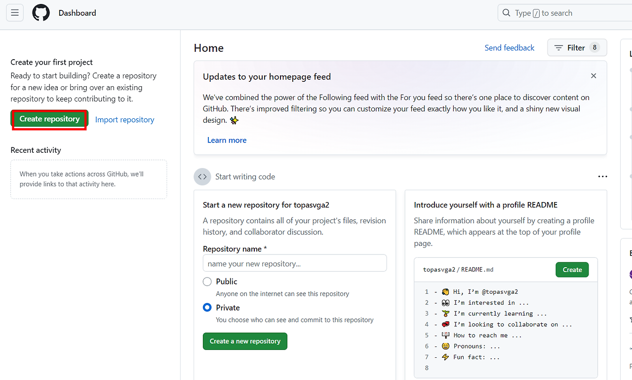 카카오 클라우드 4탄-17. git 시작하기