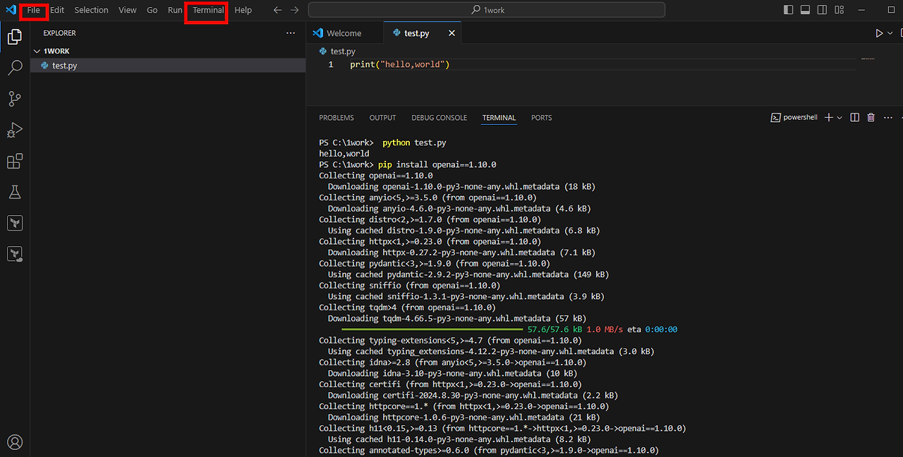 AI 2탄-1. 나만의 챗GPT 만들기-개발환경-1/5
