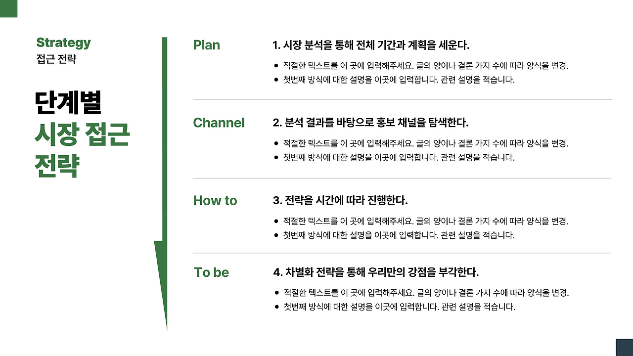 미리캔버스 시장조사 보고서 Ppt 템플릿