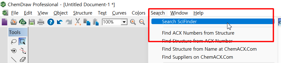 ChemDraw 사용법 - SciFinder와 연동하여 합성법 찾기