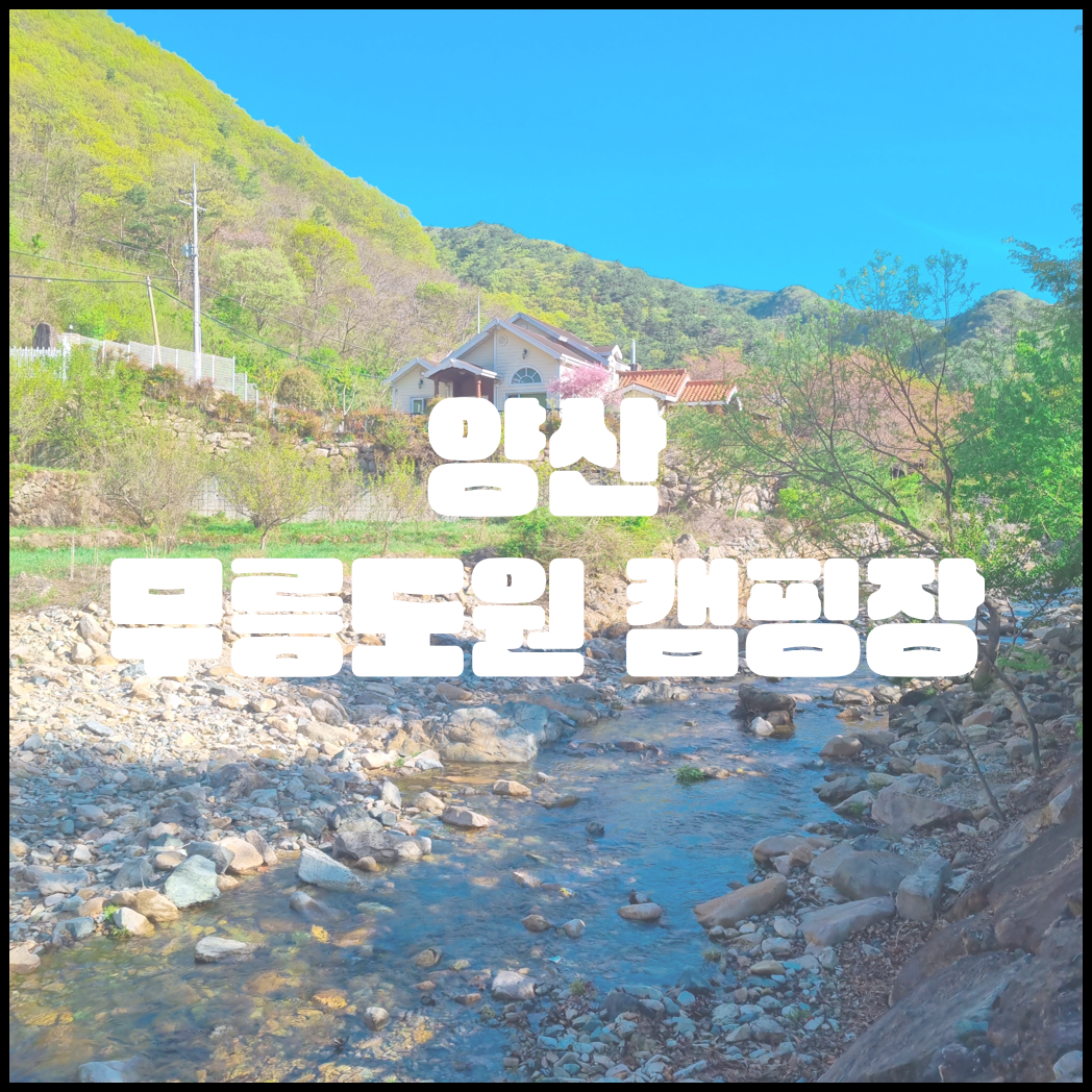 경남 캠핑 양산 캠핑 캠핑13 양산 무릉도원 오토 캠핑장