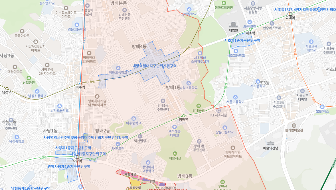 방배동 재건축 재개발 더블역세권 지역 추천이수내방역세권 사당역세권