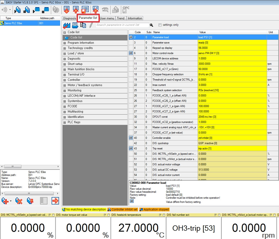 How to use Lenze software - EasyStarter (1)