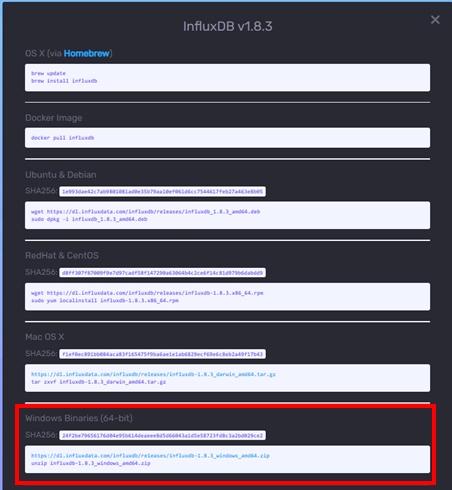 InfluxDB 1.8 소개 및 설치 (For Windows & Ubuntu) — forever_happiness