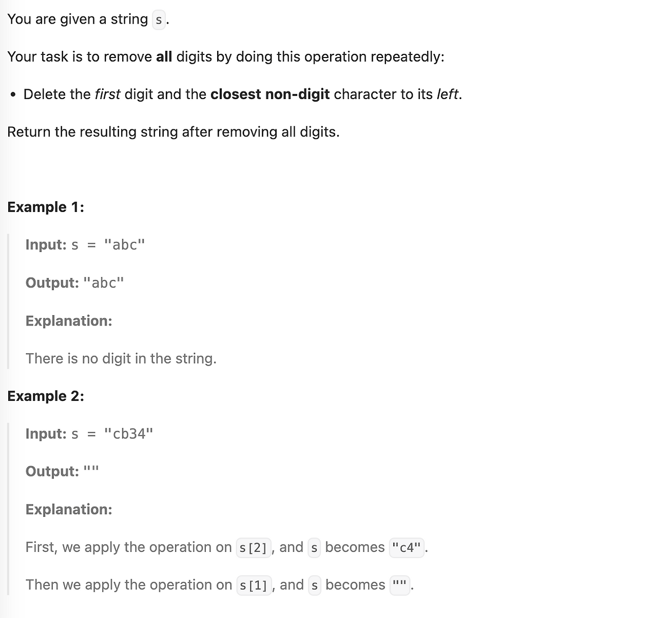 [LeetCode] 3174. Clear Digits (Python)