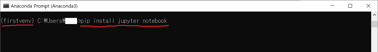 [Jupyter Notebook] Anaconda 가상환경을 구성하고 주피터 노트북에 연결하는 방법