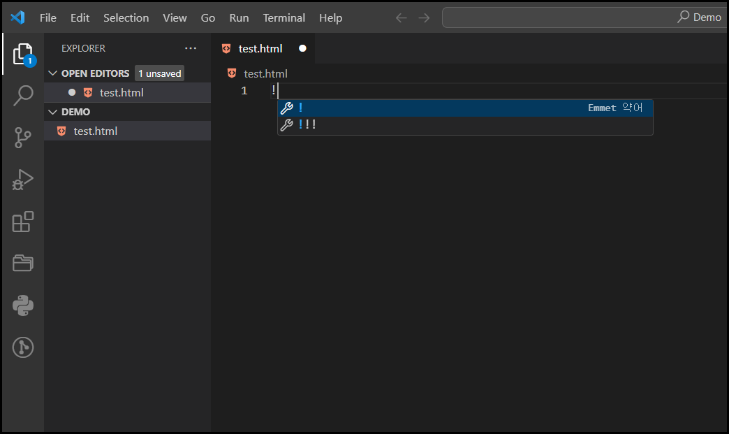 VSCode html 미리보기 Live Preview