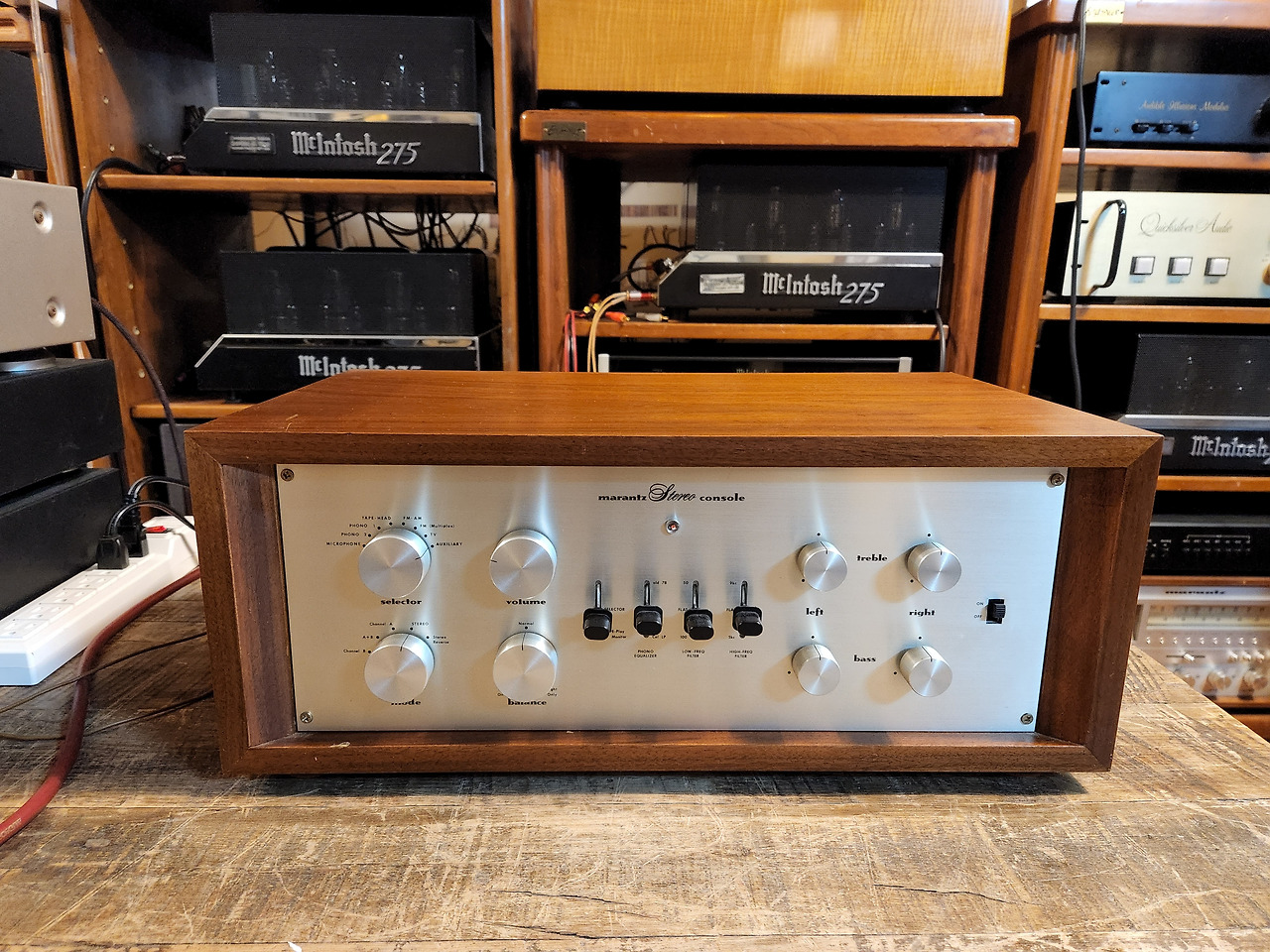 Marantz 마란츠 사의 명기 7c 진공관 프리엠프 입니다 극상품 25주년기념비 79년 팩토리버젼 발매모델 All각인관 채용