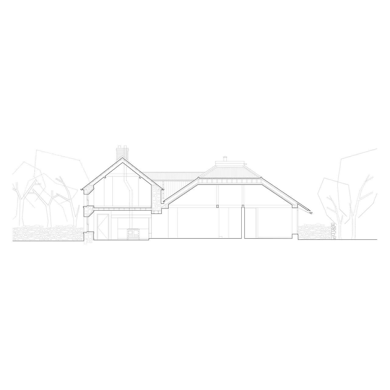 *레드컬러 루프 [ Steve Larkin Architects ] Ballyblake Hous