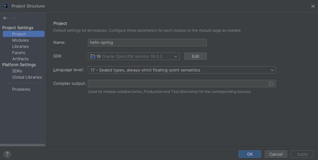 [Intelli J] JAVA 버전 변경 및 Gradle JVM 변경 :: nahos