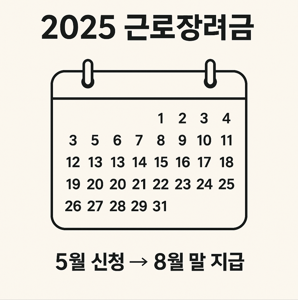 2025 근로장려금 신청방법과 자격요건 총정리 소득·재산 기준부터 지급일까지
