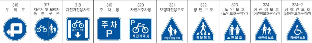 교통안전 표지판 총정리 초보운전자 보행자 모두 반드시 알아야 할 도로 기본 상식