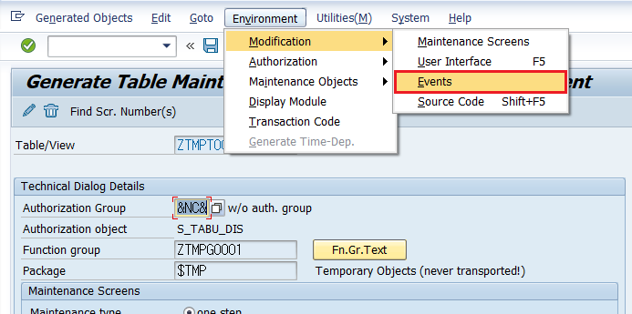[SAP ABAP 강좌 15] Maintenance View (유지보수 Dialog) - 나와 함께 SAP질을