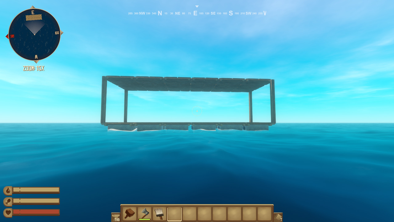 RAFT 추천 모드 기둥없이 건축을 쉽게! :: PLAY BAE (플배)