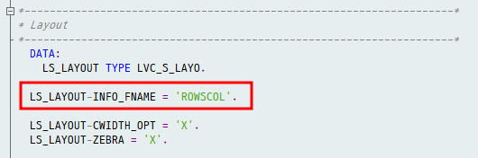 SAP ALV ROW Color 설정 :: 감자