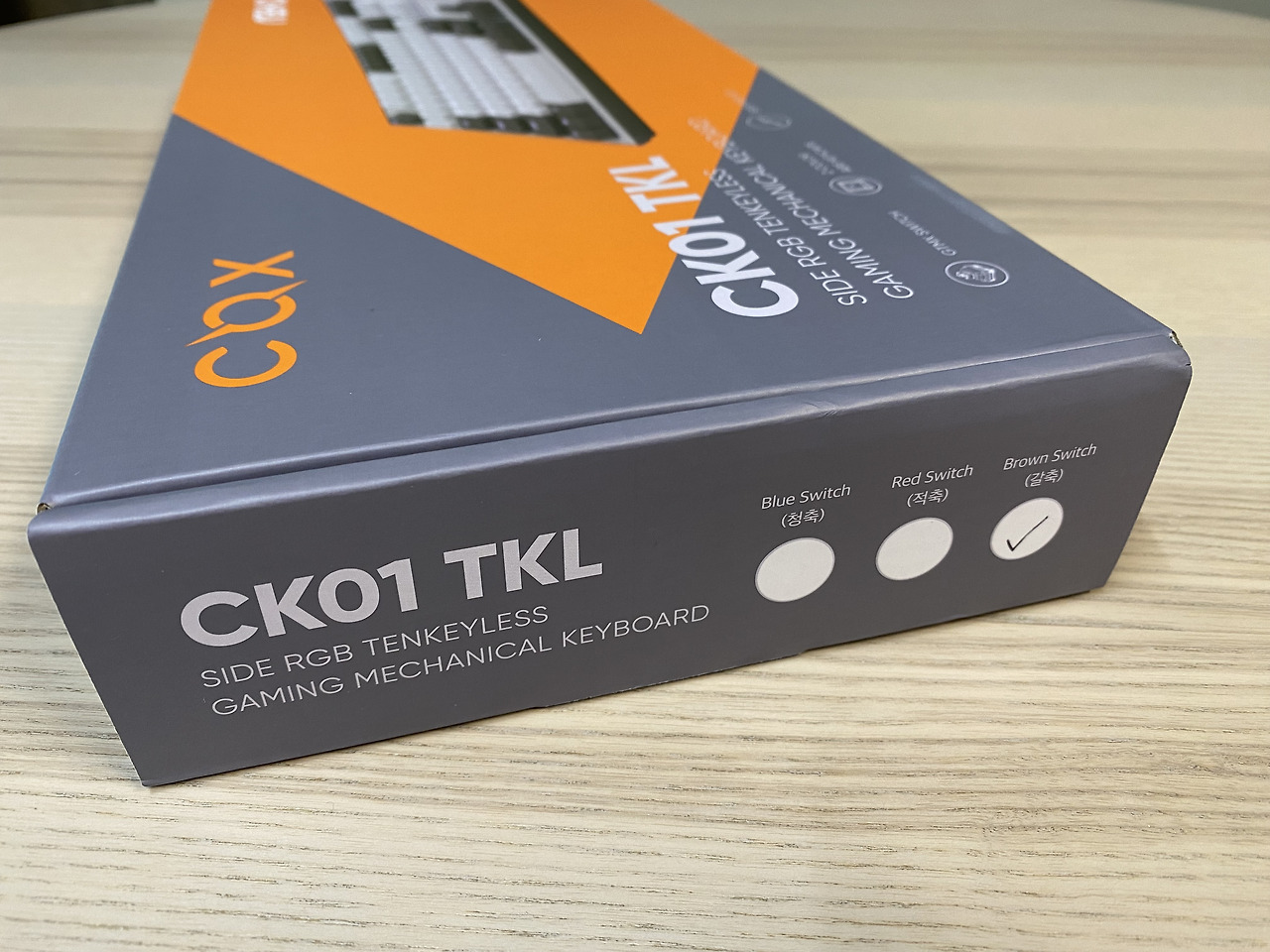 콕스 COX CK01 TKL 기계식 텐키리스 게이밍 키보드 사용 후기