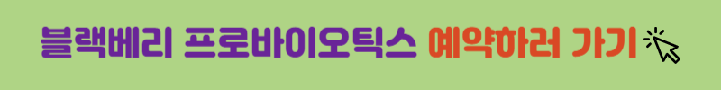 블랙베리 프로바이오틱스 효능 및 제품소개닥터아돌 블랙베리 프로바이오틱스